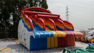 China inflatable pool slide  inflatble stair slide pool water slide supplier