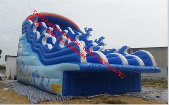 China Big Surf DoubleInflatable Slide supplier