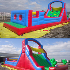 China Durable Infaltable Castle Inflatable Obstacle Course Amusment Park supplier