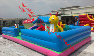 China retardant advertisements Childrens Commercial Bouncy Castles inflatable playground supplier