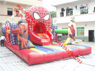 China Inflatable Spiderman Bouncy Castle Inflatable Jumping Castles Play Equipment for Children supplier