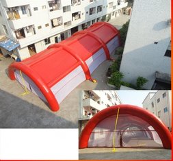 China Red Color Inflatabe Event Tent With Tubes supplier