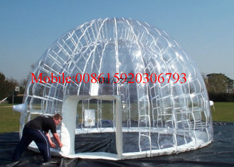 China clear inflatable lawn tent transparent inflatable tent inflatable transparent bubble tent supplier