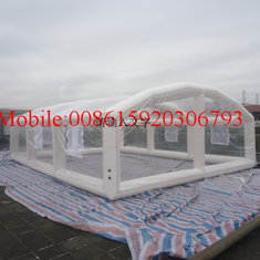 China transparent inflatable tent outdoor camping inflatable clear air dome tent supplier