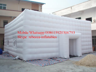 China Giant Commercial Inflatable Cube Tent Outdoor with Windows and Door CMIT25 supplier