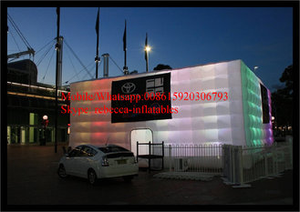 China Portable Great Inflatable Cube Tent For Exhibition / Cabin Tent CMIT28 supplier