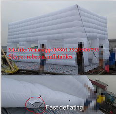 China White Inflatable Giant Tent / Inflatable Marquees Fire-Resistant supplier