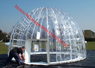 China Inflatable Transparent Dome Tent Inflatable Clear Tent supplier