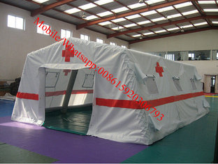 China White Inflatable Medical Tent Inflatable Emergency Tent supplier