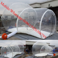 China outdoor camping inflatable clear air dome tent inflatable clear bubble tent supplier