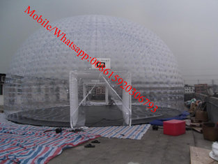 China inflatable clear dome tent inflatable clear trade show tent for event clear event tent supplier