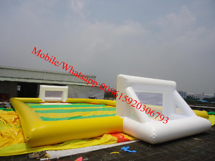 China inflatable water soccer field inflatable soccer field inflatable soccer pitch for sale supplier