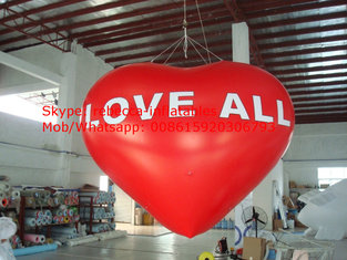 China inflatable helium balloon inflatable heart shape calloon supplier