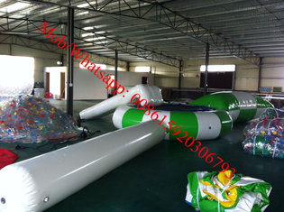 China inflatable water trampoline cheap inflatable water trampoline with slide water park toys supplier