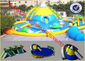 China water park slides water amusement park adult inflatable water park supplier