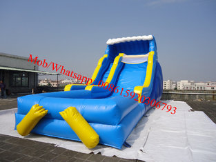 China above ground pool water slide giant inflatable water slide for sale supplier