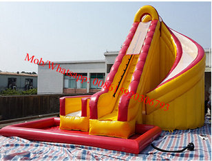 China hippo inflatable water slide portable water slide bounce round water slide supplier