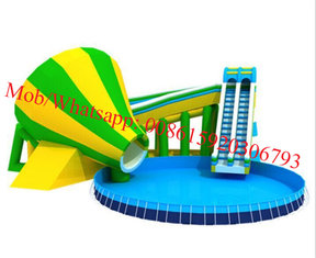 China inflatable slide water beach inflatable water slide pool adult size inflatable water slide supplier