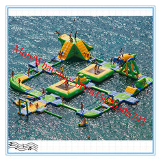 China inflatable water games for adults lake inflatables water games floating water games supplier