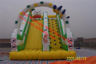 China children inflatable pool with slide jumping castles inflatable water slide supplier