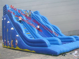 China inflatable bouncer with slide inflatable slip n slide for adult supplier