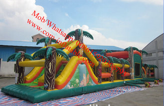 China 24x4x3 Adults Energy Challenge Inflatable Obstacle Course for Sale supplier