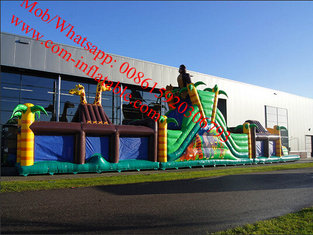 China Custom Made Inflatable Obstacle Course Jungle supplier