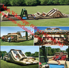 China Inflatable Obstacle Course & Interactive Inflatables Adult Militiry Obstacle Course supplier