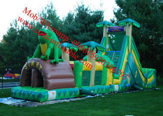 China giant inflatable obstacle course tropical obstacle course to wet tropical obstacle course supplier