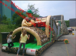 China boot camp inflatable obstacle course supplier