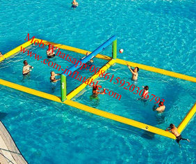 China inflatable water sports games inflatable water volleyball court floating supplier
