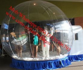 China inflatable snow globe tent outdoor christmas bear snow globe supplier
