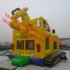 China inflatable excavator bouncer air bouncer inflatable trampoline supplier
