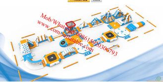 China inflatable water park floating games inflatable water park floating games aqua park supplier