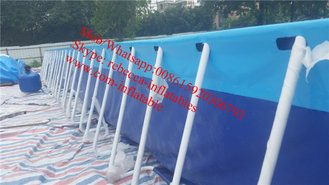 China rectangular above ground swimming pool canvas swimming pool outdoor swimming pool desgins supplier