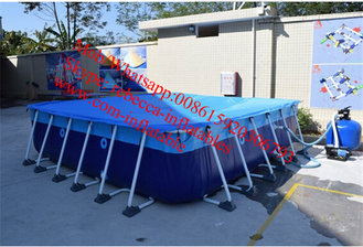 China intex frame pool metal frame swimming pool intex metal frame pool supplier