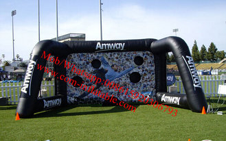 China Inflatable football goal target toss Inflatable Mega Goal Soccer Outdoor Sports Set supplier