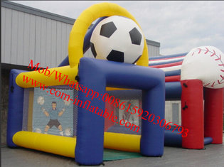 China World Cup Soccer Inflatable goal Inflatable Goal Kick Fantasy Inflatable Soccer Game Goal supplier