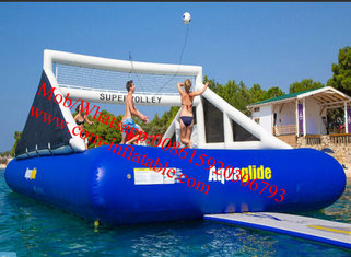 China Giant Inflatable Water Volleyball Court Inflatable Bouncy Bossaball Inflatable Volleyball supplier