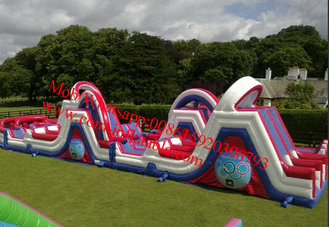 China Inflatable Outdoor Play Equipment Inflatable Obstacle Courses supplier