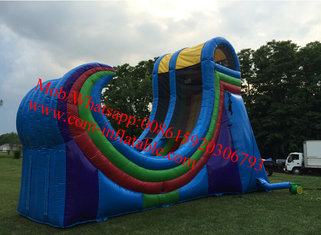 China Half pipe giant inflatable water slide rents for 20′ tallx30 longx16′wide supplier