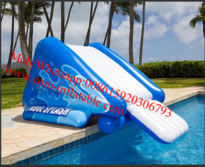 China Freefall 6 Inflatable Water Slide Aquatic Jungle Joe Water Slide supplier