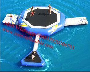 China Inflatable Water Park Games Inflatable Floating Water Trampoline for sale supplier