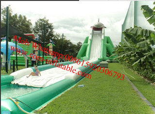 China Big Bula Inflatable Water Park Inflatable Water Slide supplier
