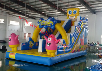 China spongebob inflatable water slide commercial inflatable slide custom slip n slide supplier