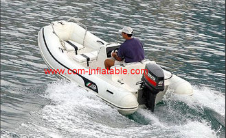 China rigid hull inflatable boat inflatable battery powered boat inflatable pontoon boat supplier