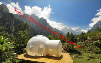 China bubble tree balloon , bent inflatable bubble tent supplier