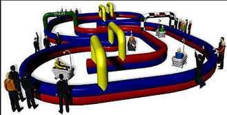 China Bathtub Race set , Inflatable race track supplier