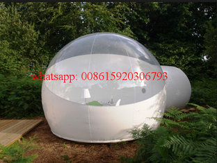 China Half Clear Inflatable transparent plastic Bubble Tent Outdoor Inflatabe, bubble tree tent supplier