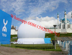 China White inflatable projection dome tent supplier